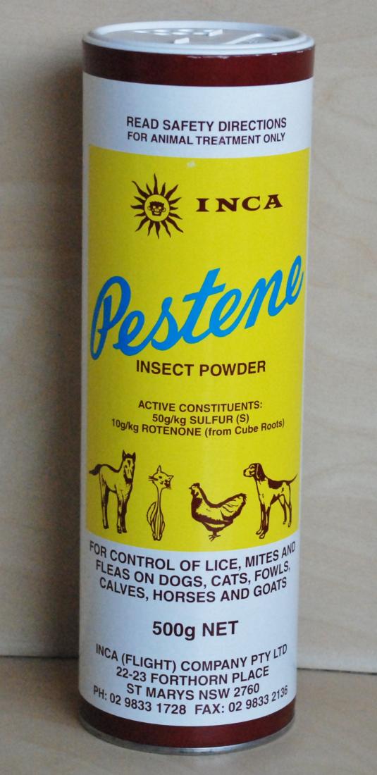 INCA PESTENE INSECT POWDER 500G – Powells' Stockfeeds